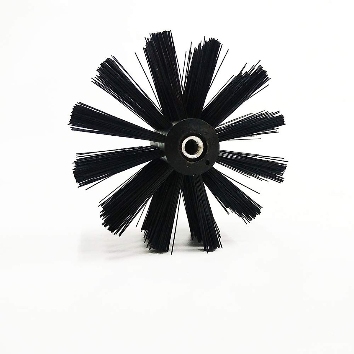 Chimney Cleaning Brush Dryer Duct Cleaner 2-in-1 Kit Fireplace Drier Vent Lint Sweeping Tools 18’ Flexible Rods Rotary System Working with or Without Drill