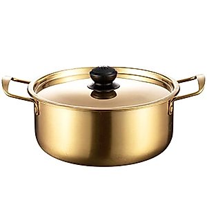 Hemoton Pots Camping Pot Stainless Steel Noodle Pot Kitchen Food Storage Pot Handheld Cooking Noodle Pot Korean Ramen Sauce Pan Sauce Pan Sauce Pan Sauce Pan Sauce Pan Sauce Pan