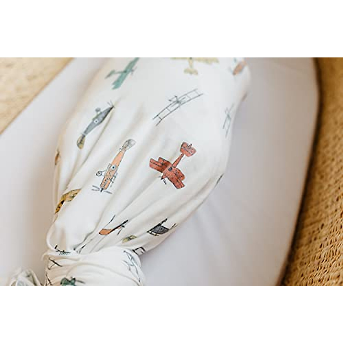 Copper Pearl Large Premium Knit Baby Swaddle Receiving Blanket Ace