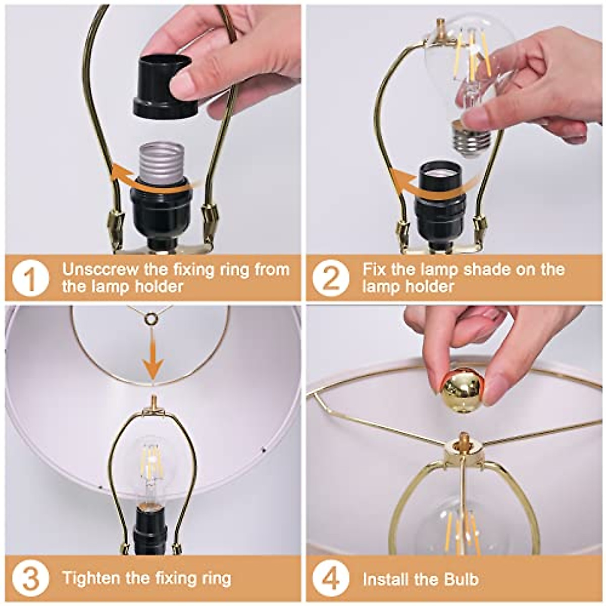 YUNHONG Modern Glass Table Lamp Set of 2,Bedside Lamp with Super Fast Charger 20W PD QC 3.0 USB C+A, 3 Way Dimmable Touch Lamps with Fairy Lights, Nightstand Lamps for Bedroom Living Room