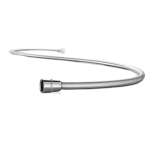 GeRRiT shower pipe, Plumbing PVC Flexible Water Hose Shower Toilet Bidet Shattaff Sprayer Silver/Black/Gold/Rose Gold Metal Grey 1.5m kindly(Color:D) (Color : D)