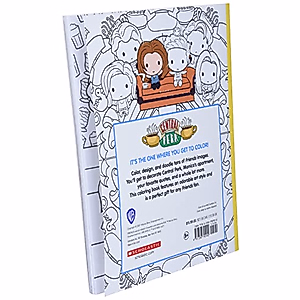 The Official Friends Coloring Book: The One with 100 Images to Color!
