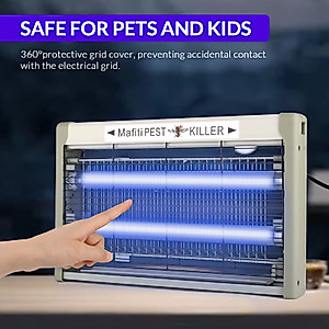 mafiti Bug Zapper Fly Traps Indoor Hanging Electric Mosquito Killer 3500V Gnats Fruit Trap for Home Restaurants Kitchen Garden