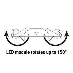 Metalux HBLAO2350C Highbay Linear w/Aimable Optics, White