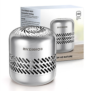 Long-lasting Refrigerator Deodorizer For Odor Remove: Fridge Deodorizer For Smell Remove (Light Grey)