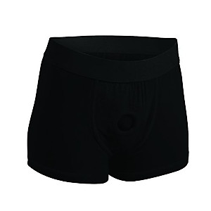 Strap U Mod Strap On Style Harness with Built in O Ring, Large/X-Large, Black