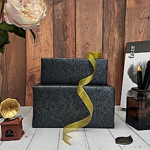 Dtiafu Black Matte Wrapping Paper for Girls Boys Women Men - Solid Color Matte Gift Wrap Paper Large Sheets Great for Christmas Holiday Birthday Wedding - 22 x 32 Inches Per Sheet (6 Sheets)