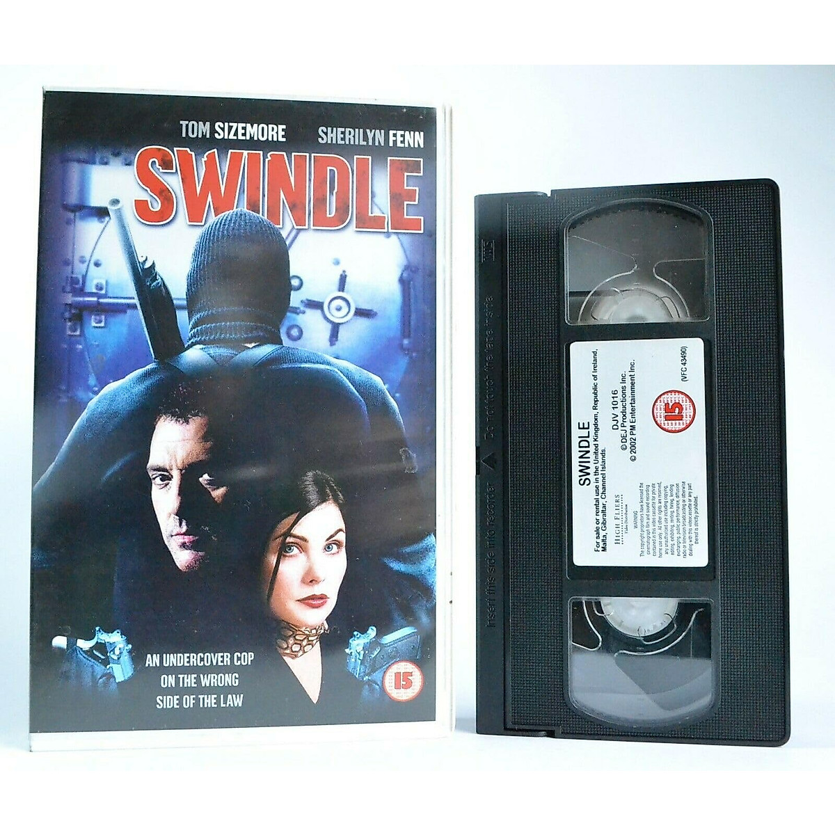 Swindle (2002): Crime Thriller - Large Box - Tom Sizemore/Sherilyn Fenn - VHS