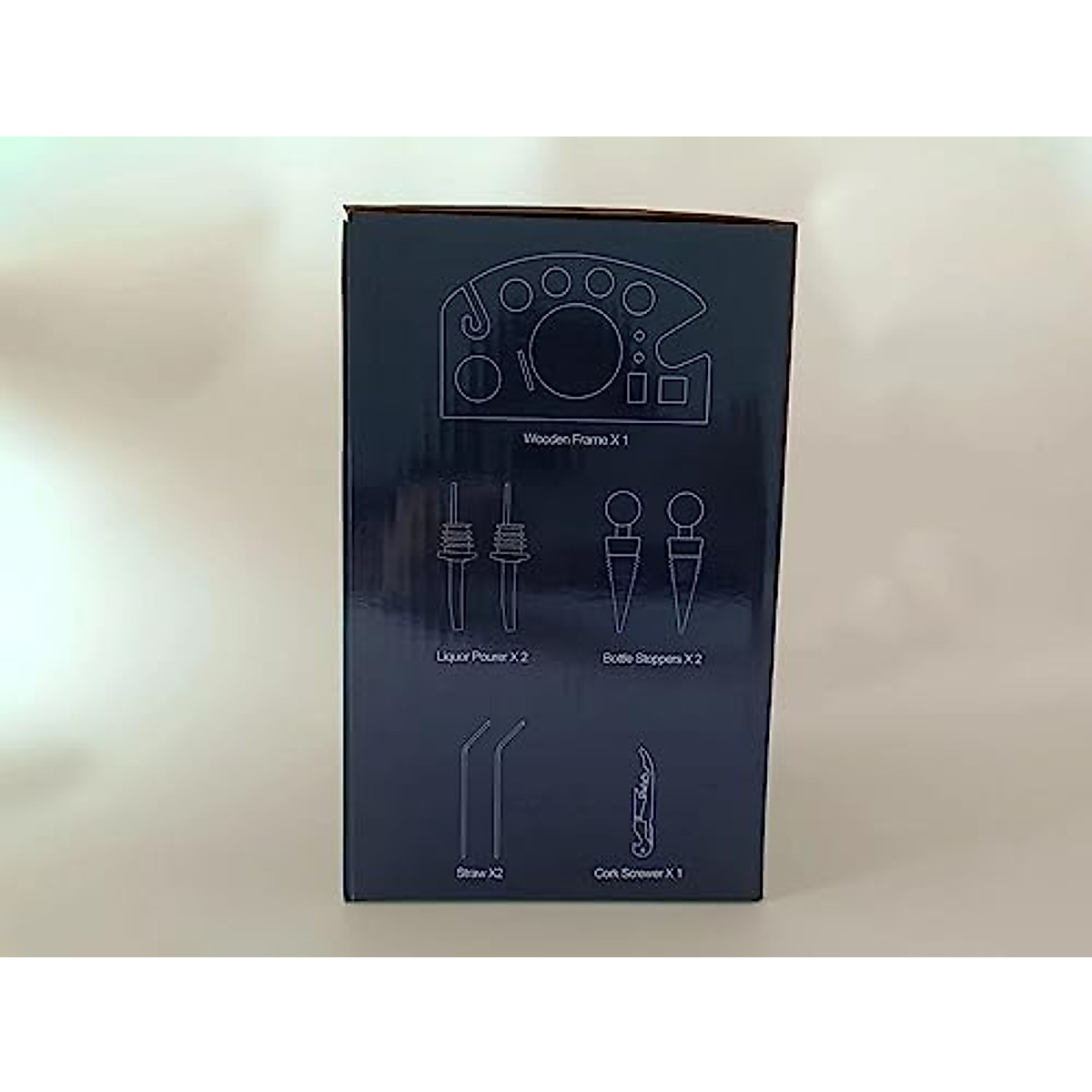 Cocktail Shaker Set Bartender Kit 13 Piece, Cocktail Kit Bar Set, Shaker Cocktail Kit with Bamboo Stand, Mixing Spoon, Muddler, Bottle Stoppers, Liquor Pourers, Strainer