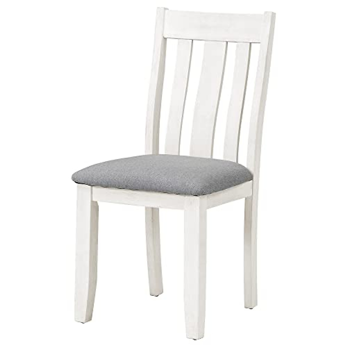 WOZNLA 7-Piece Wooden Extendable Dining Table Set - Retro Style Kitchen Table and 6 Upholstered Chairs - Expandable Design for Flexible Seating - Perfect for Dining Room Gatherings