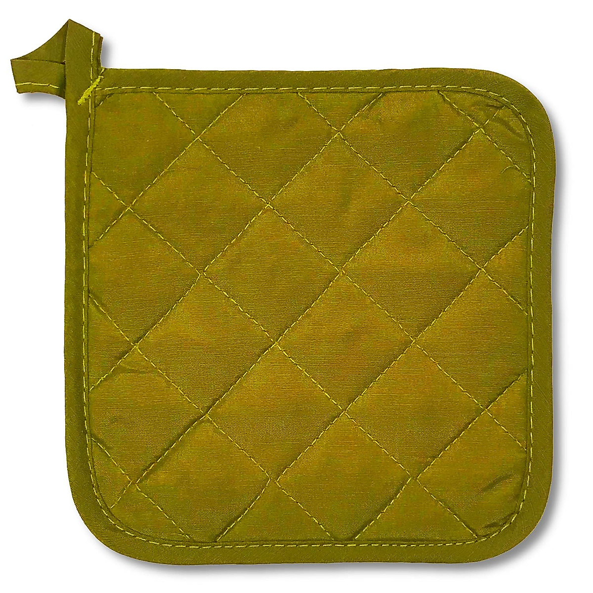 Lobyn Value Pack Pot Holders and Oven Mitts Sets, Kitchen Mitts and Pot Holders Sets, Kitchen Mittens and Pot Holder Set, Potholder Set, Mittens Kitchen Sage Design