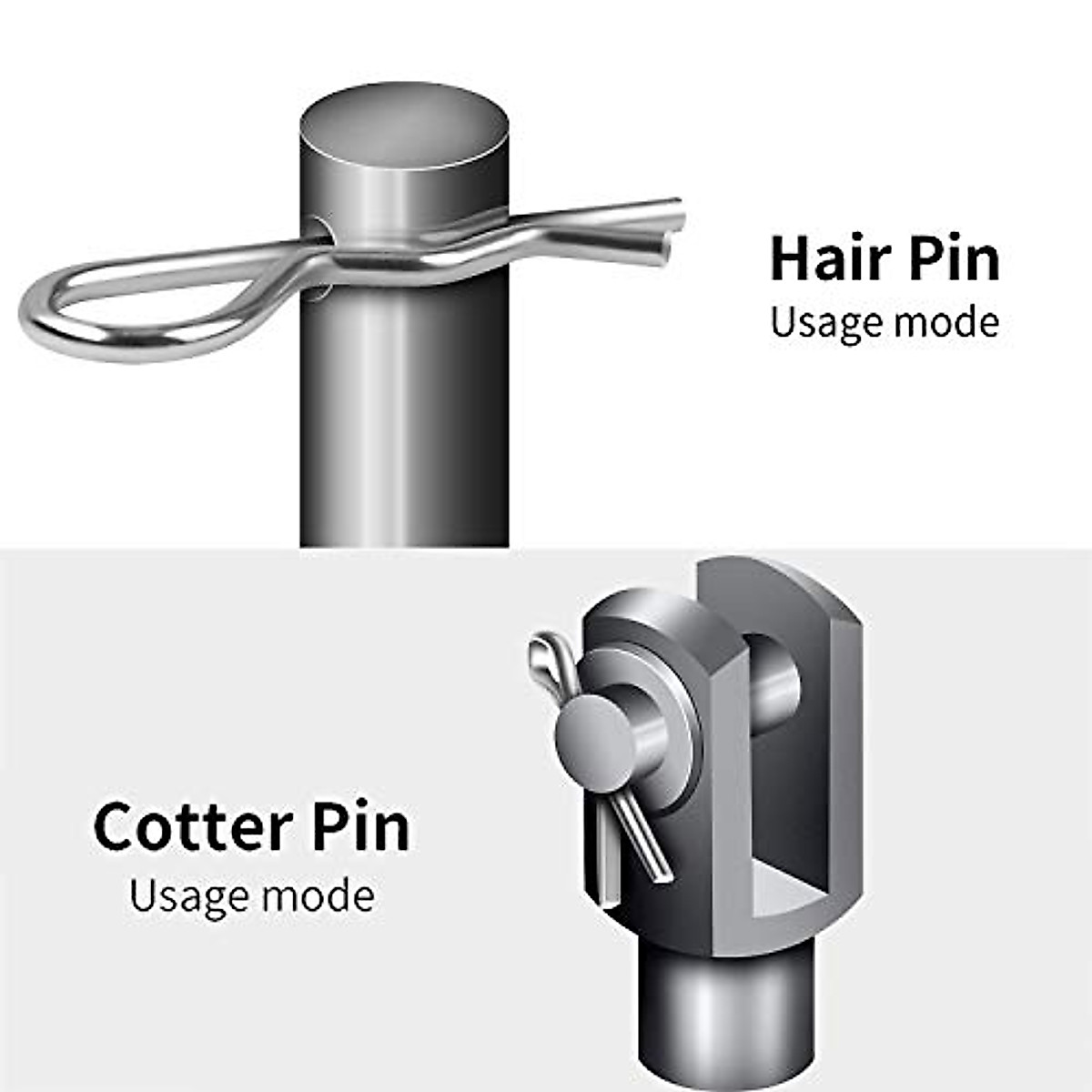 150Pcs Hitch Pin Clips - Durable & Versatile Assortment