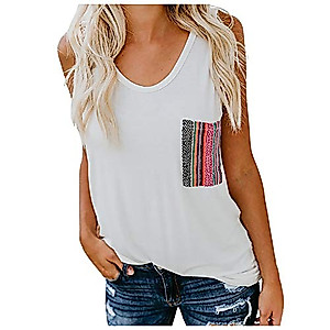 Womens Summer Tops Dressy Casual V Neck Shirts for Women Women's Sparkle Sequin Party Blouse Tops Shimmer Glitter 3/4 Slit Sleeve Dressy Tops White