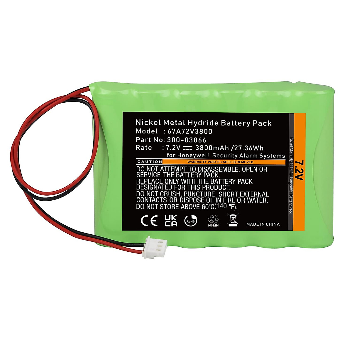 Pickle Power 3800mAh 300-03866 Battery Replacement for Honeywell Alarm Lynx Touch 5100, Lynx 5200, Lynx 5210, Lynx Touch 7000