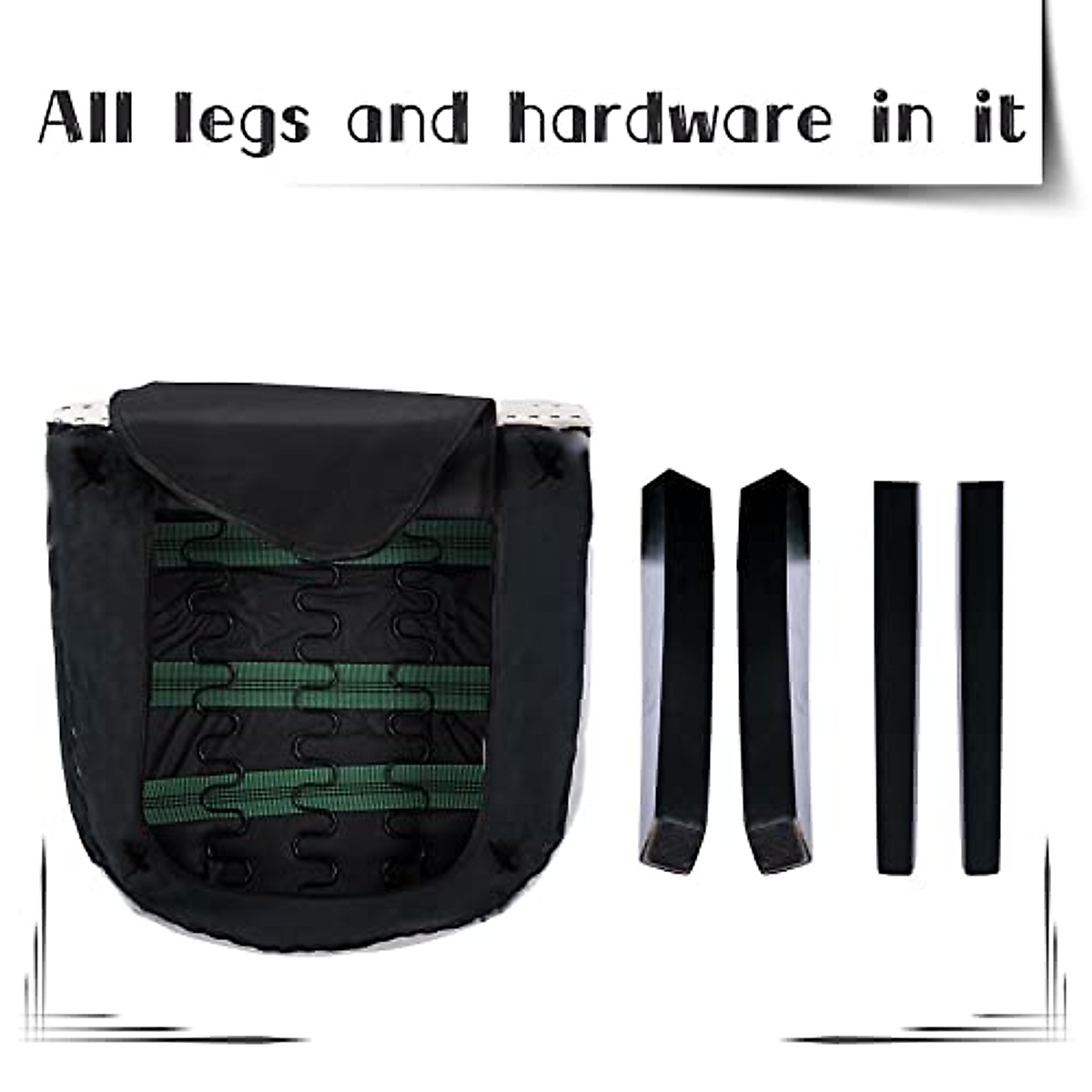 ZHENGHAO Dining Chairs Set of 2, Velvet Upholstered Armless Dining Room Chairs with Wooden Legs, Modern Nailhead Trim Wingback Accent Chair with Ring Pull for Kitchen Bedroom Restaurant, Navy Blue