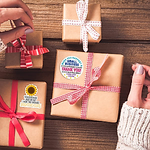 Wailozco Thanks for Your Order Stickers,Cute Thank You Supporting Business Stickers,Funny Small Business Envelopes Stickers for Business Packages/Handmade Goods/Bags 240 PCS