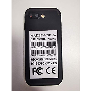 Hipipooo Super Small Mini Smartphone 3G Dual SIM Tiny Mobile Phone 1GB RAM 8GB ROM 5.0MP Quad Core Dual Standby Unlocked Small Phones Kids Phone Pocket 2.5 Inch Android Child Mini Cellphone (Black)