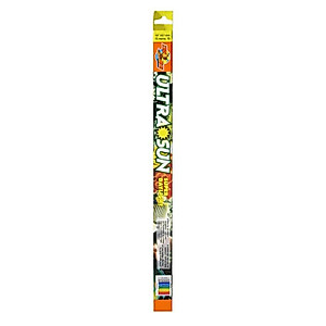 Zoo Med T-8 Ultra Sun Super Daylight Fluorescent Bulb, 18" L, 15 Watts