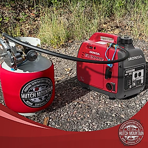 Hutch Mountain Gummed Carburetor Eliminator Switch Kit - Compatible with Honda Eu2000i Portable Generator, Outdoor Generators' Plug & Play Additional Parts w/Cover Label Switches, Camping Accessories