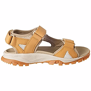 Timberland Women's Lincoln Peak Strap Sandal, Wheat Leather, 8