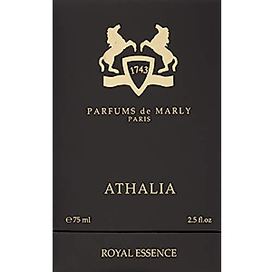 PARFUMS DE MARLY - Athalia - 2.5 Fl Oz - Parfum for Women - Top notes Bitter Orange, Incense - Heart notes Orange Blossom, Iris, Cashmeran - Base notes Musk, Vanilla, Amber  - 75ml