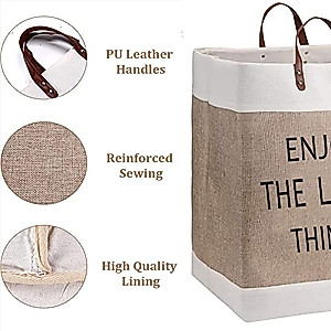 Laundry Baskets Collapsible Linen Clothes Laundry Bag for Bedroom Laundry Hampers Clothes Storage Organier for Bathoom Home for Storage Toys and Clothing in Bedroom, Bathroom Foldable Laundry Hamper