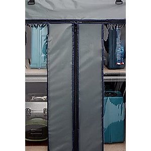 StorageMax Deluxe Rack Cover – Choose Between Rack Covers That fit 36”W x 18”D x 72”H or 48”W x 24”D x 72”H - Heavy Duty Dustproof Storage Rack Cover for Wire Shelving, Boltless Shelving