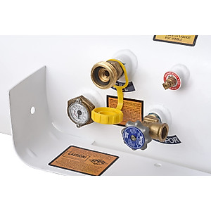 Flame King YSN293 29.3 Gallon RV, Van Or Trailer Horizontal Under Mounted ASME Propane Tank Cylinder