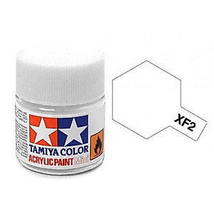 Tamiya USA TAM81702 Acrylic Mini X-F2 Flat White 1/3 Oz