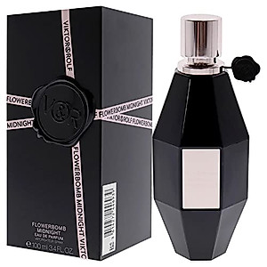 Viktor & Rolf Flowerbomb Midnight for Women By Viktor&rolf Edp 3.4 Ounce, 3.4 Fl Ounce