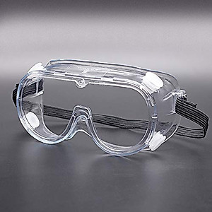 Safety Goggles Eye Protection Anti Fog Over Glasses Scratch Resistant Vented