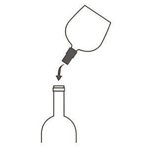 Guzzle Buddy 2GO Unbreakable Tritan Plastic Wine Bottle Glass, It Turns Your Bottle Into Your Glass, Real Women