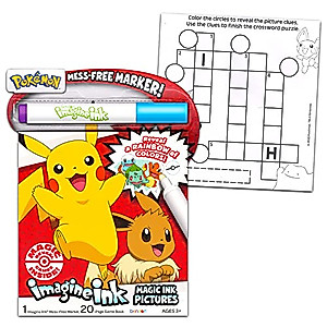 Pokemon Coloring Books for Kids Ages 4-8 - Bundle with 3 Pokemon Coloring and Activity Books with Games, Puzzles, and More Plus Sketch Pad with Stickers and Pokemon Cards | Pokemon Gifts for Boys
