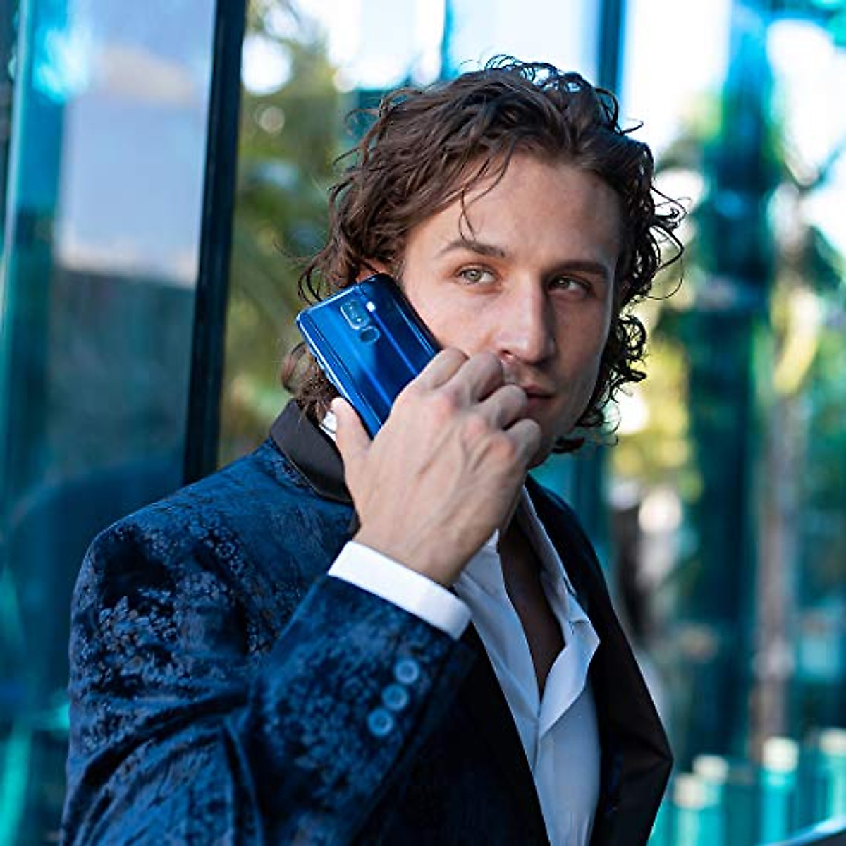 NUU Mobile G3-64GB/4GB RAM - 13MP+5MP Rear Camera, 13MP Front Selfie Camera - Dual-SIM 4G LTE Unlocked Cell Phone- Blue-One-Year US Warranty