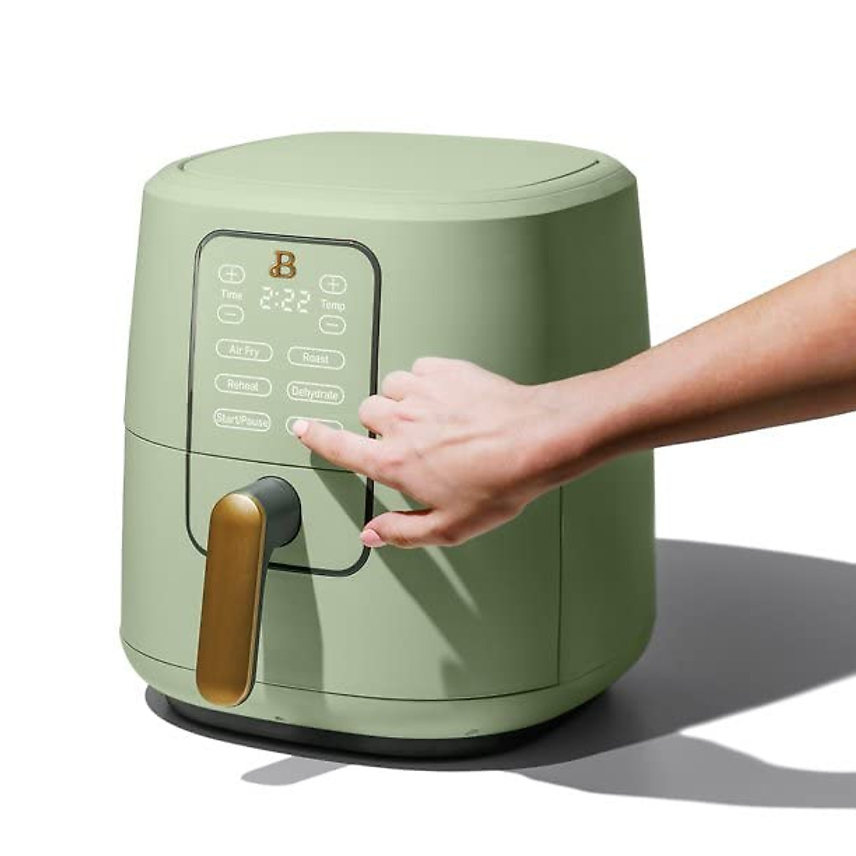 6 Quart Touchscreen Air Fryer, Sage Green by Drew Barrymore
