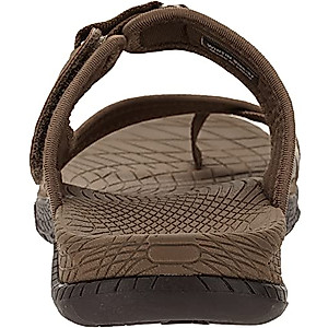 WHITIN Women's Walking Sandals with Arch Support Hiking Flip Flops Outdoor Slide Size 8 Footwear Fashion Climbing Cushion Walking Female Beach Sandles Brown 38