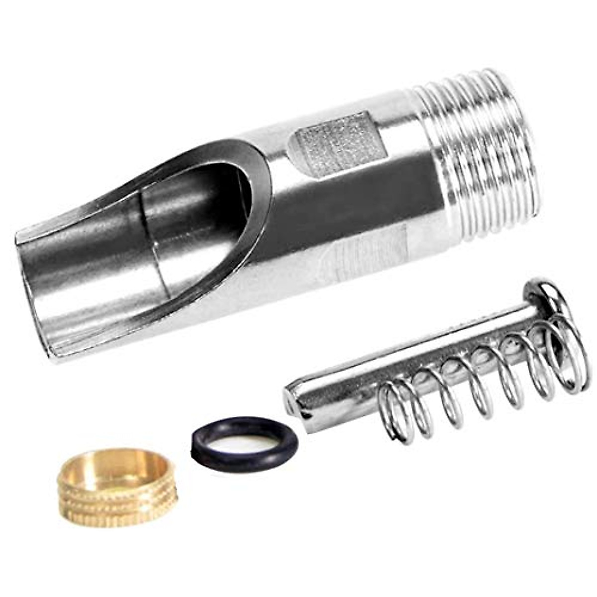 MIZORLIE Stainless Steel Pig Waterer,NPT 1/2" Automatic Pig Nipple Drinker Feeder Waterer(Pack of 5)