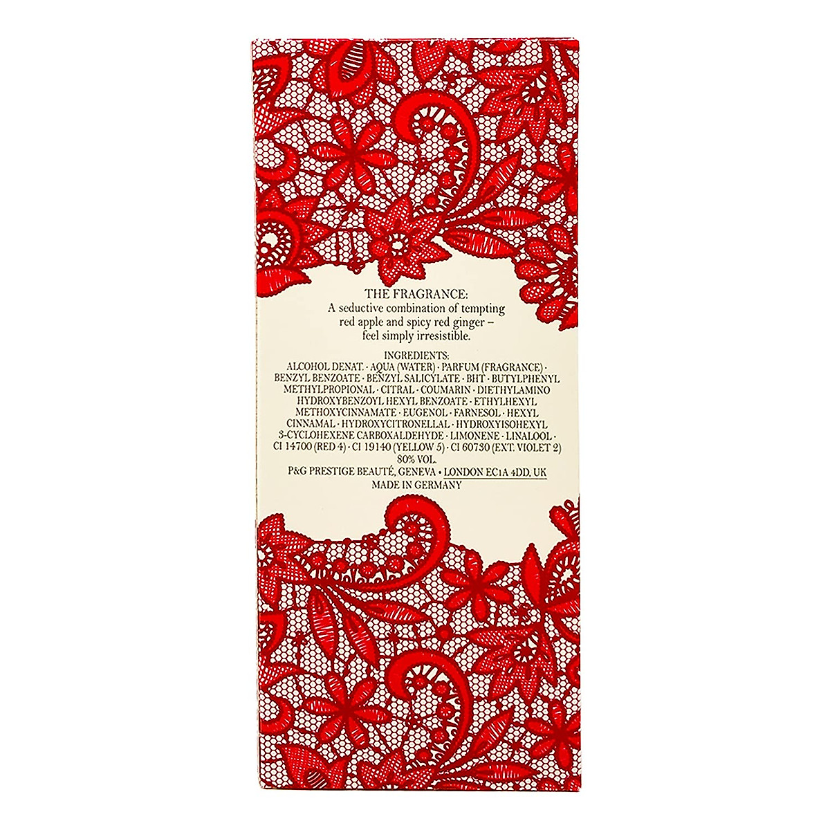 Christina Aguilera Red Sin Eau De Parfum Spray 1.6 Oz