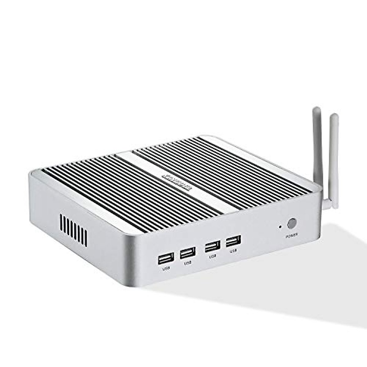 KINGDEL Mini Desktop Computer, Fanless, i5 8th Gen. 4 Cores CPU, 16GB DDR4 RAM, 500GB NVMe SSD, 4K: 4096x2304, HD Port, LAN, VGA, 4xUSB 3.0