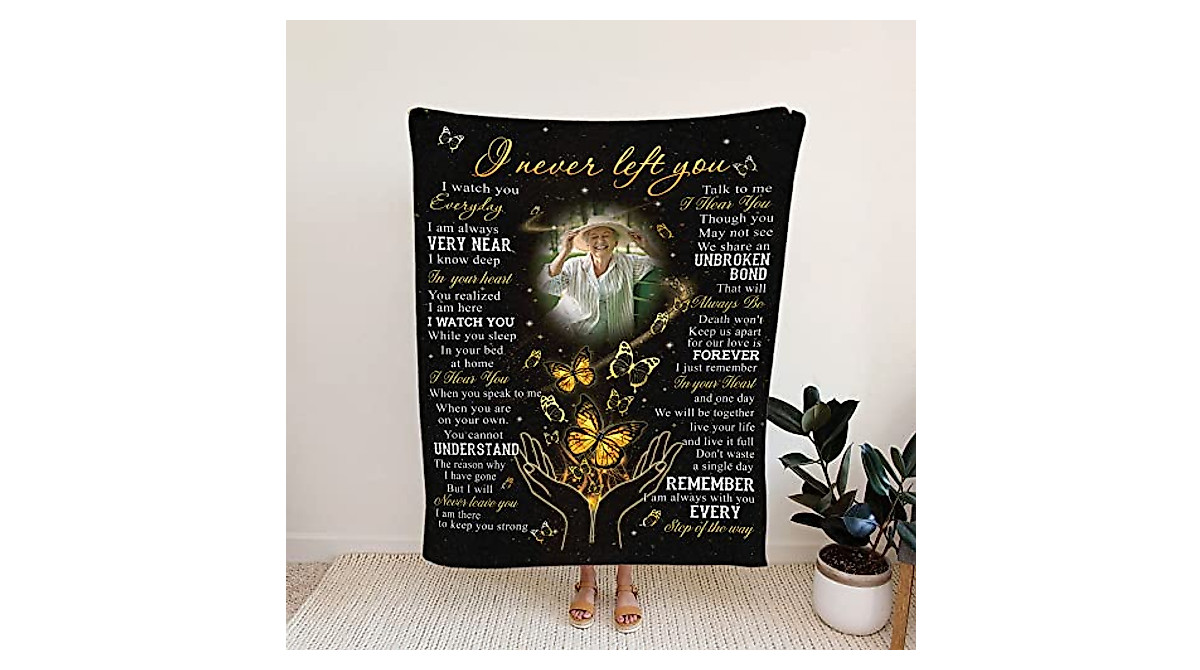 MUCHNEE Personalized Cardinals Memorial Throw Blanket