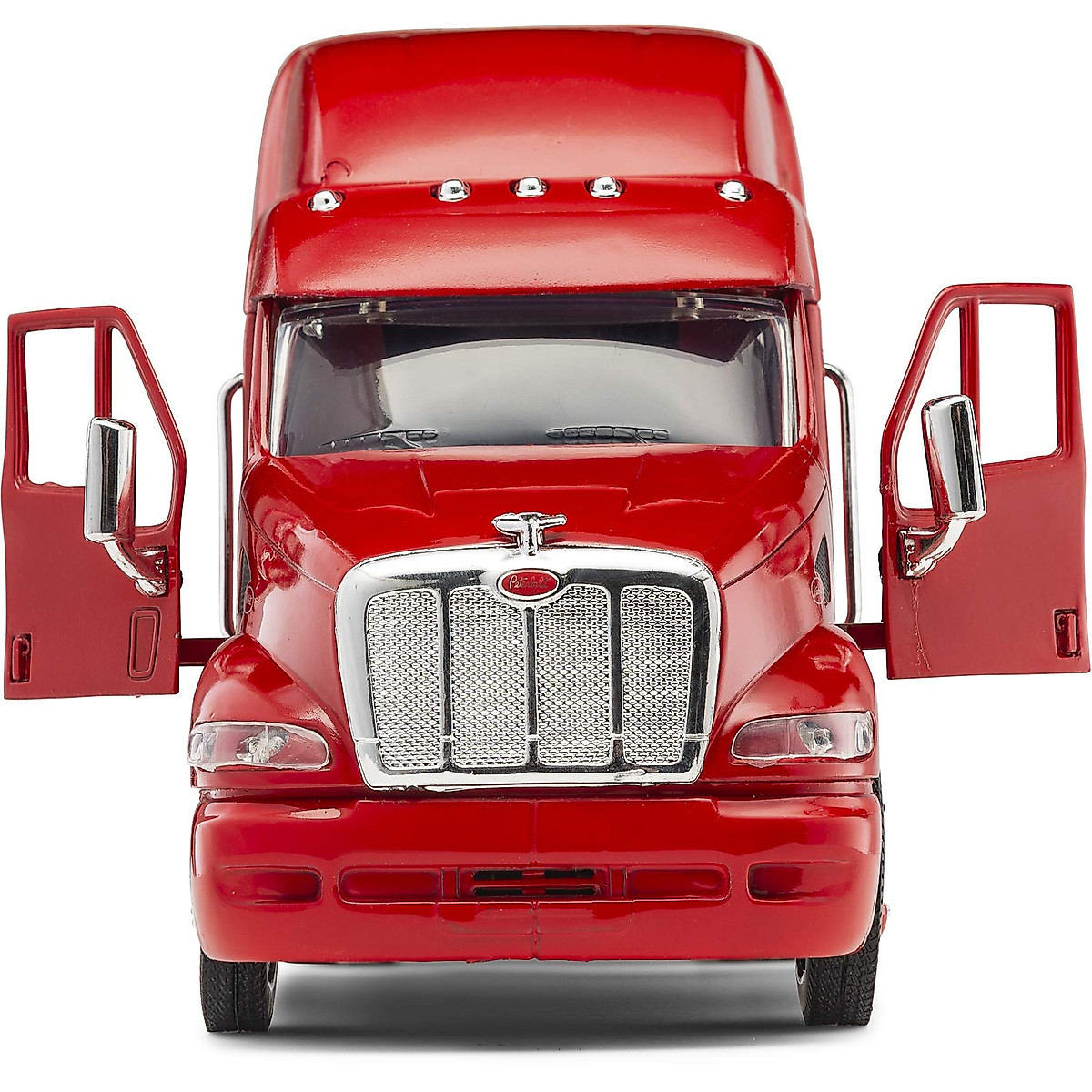 Wheel Master Peterbilt Tractor Trailer 387 Play Toy Truck Vehicle for Kids 1/32 Die Cast Scale,Designed, with Functions, Pre Built Semi, Realistic Look and Openable Doors Great Gift for Children