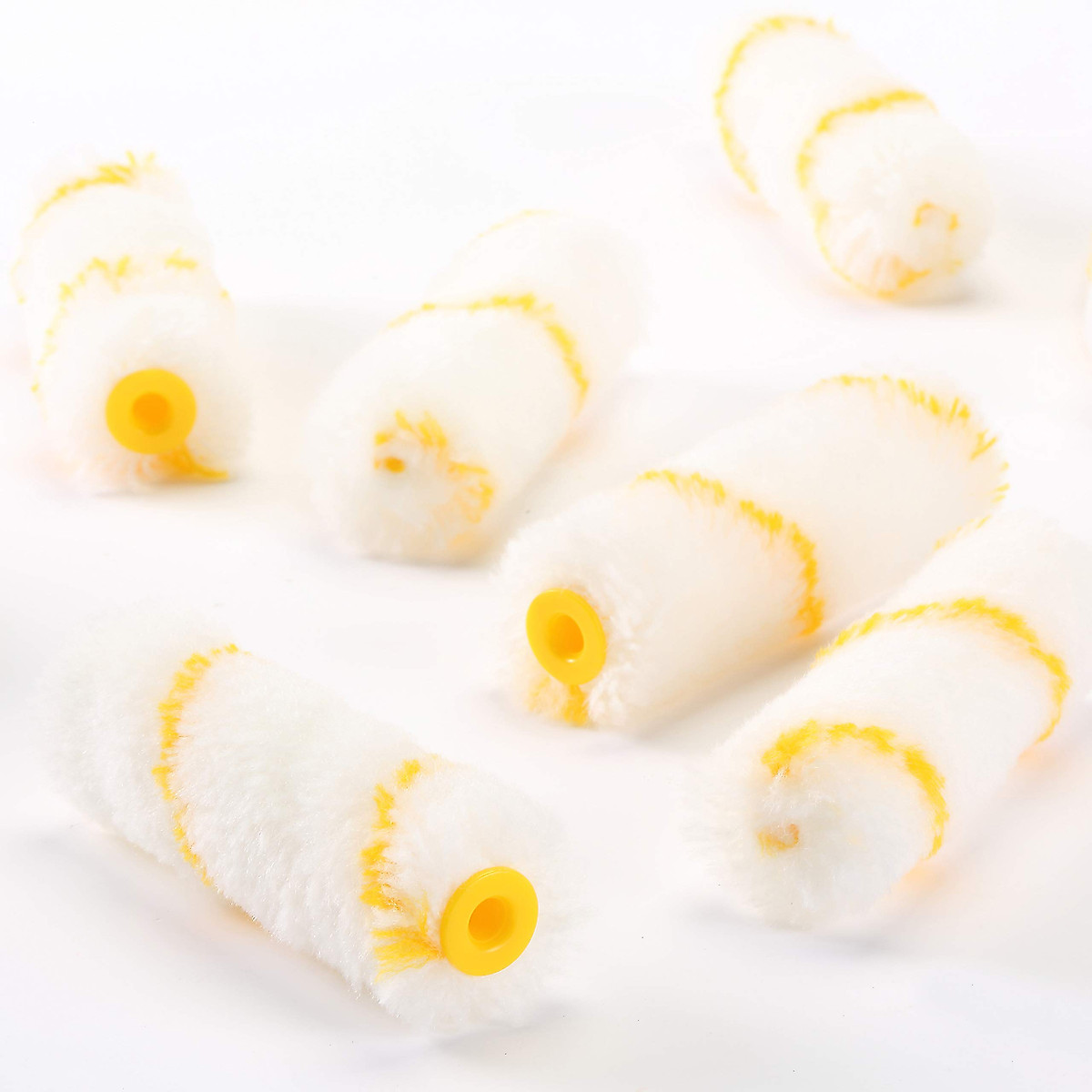 Bates- Paint Rollers, 4 inch Paint Roller with 10 Covers, Small Paint Roller, Paint Rollers for Painting Walls, Mini Rollers for Painting, Paint Roller Small, Paint Roller Frame, Wall Painting Tool