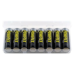 Powerex Pro High Capacity Rechargeable AA NiMH Batteries (8-Pack) + Powerex Precharged Rechargeable AAA NiMH Batteries (4-Pack)