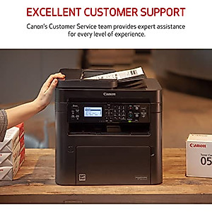 Canon imageCLASS MF264dw II All-in-One Wireless Monochrome Laser Printer, Black - Print Scan Copy - 5-Line LCD, 30 ppm, 600 x 600 dpi, 512MB Memory, Auto 2-Sided Printing, 35-Sheet ADF, Ethernet