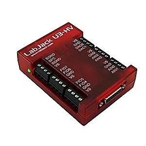 U3-HV USB DAQ Device with 4 Dedicated High-Voltage (±10V) Analog Inputs, 12 Flexible I/O for Analog and Digital Data Acquisition of Sensors, Controlling Relays, Automation and Timers