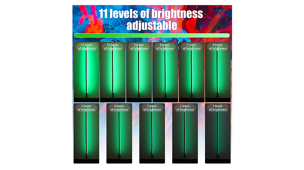 4ft Portable Battery Powered Tube Lights - 500 Effects