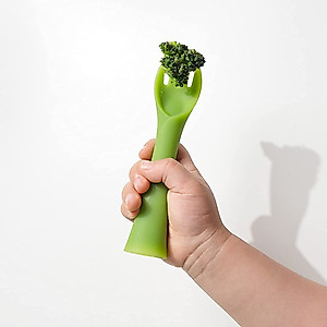 Olababy Training Fork, Training Spoon and Steam Bowl Bundle