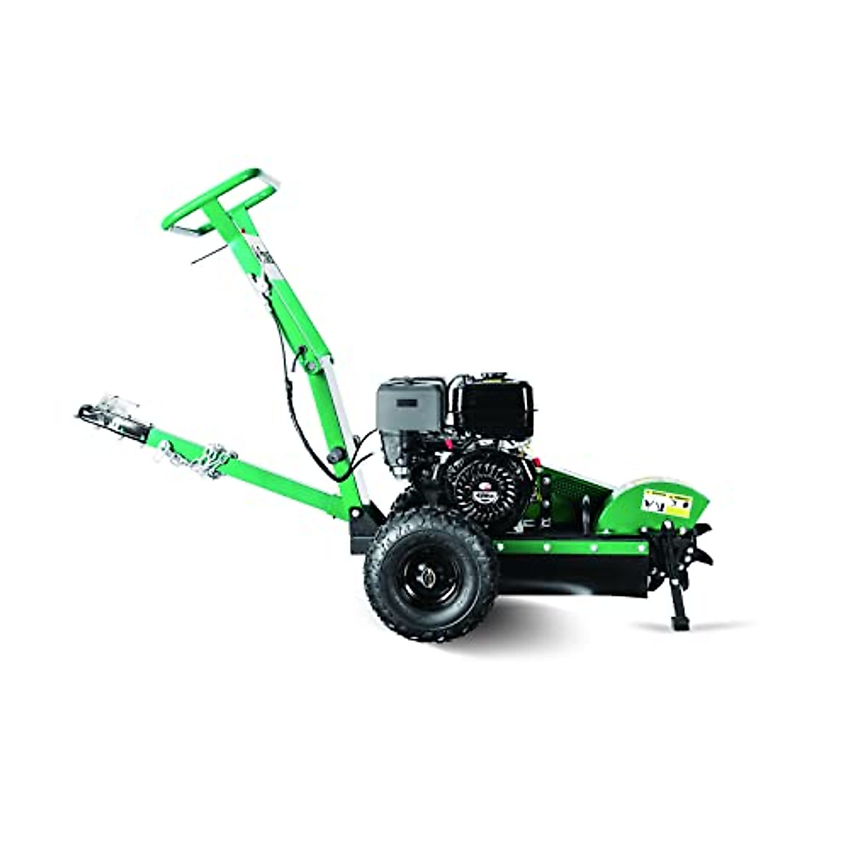 All Power, Stump Grinder for Tree Stump Removal with 12" Blades | JD Engine 420cc 15HP Dual Blade 2000rpm Off-Road Tow Bar Hitch