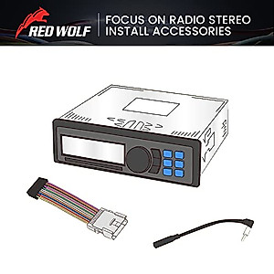 RED WOLF Radio Wiring Harness Connector Select for Toyota 4Runner Camry Corolla Prius RAV4 1987-2019 Mount Aftermarket Car Stereo Wire Cable Plug