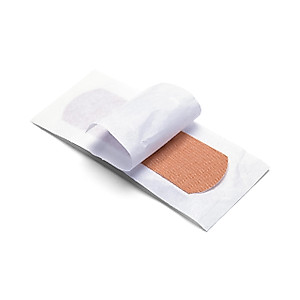 200 Fabric Flexible Adhesive Bandage Strips - 3" x 3/4" Breathable Bandages with Non-Stick Pad - Latex Free for First Aid Kit Wound Care and Protection (2 packs of 100)